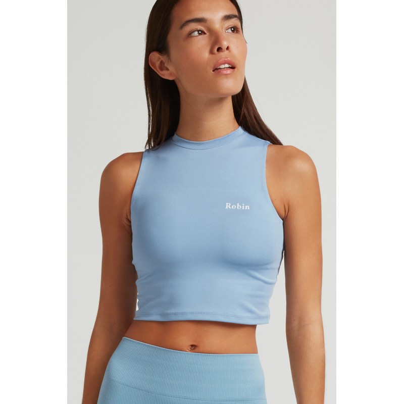 Blue Stone T-shirt Top | Robin Collection