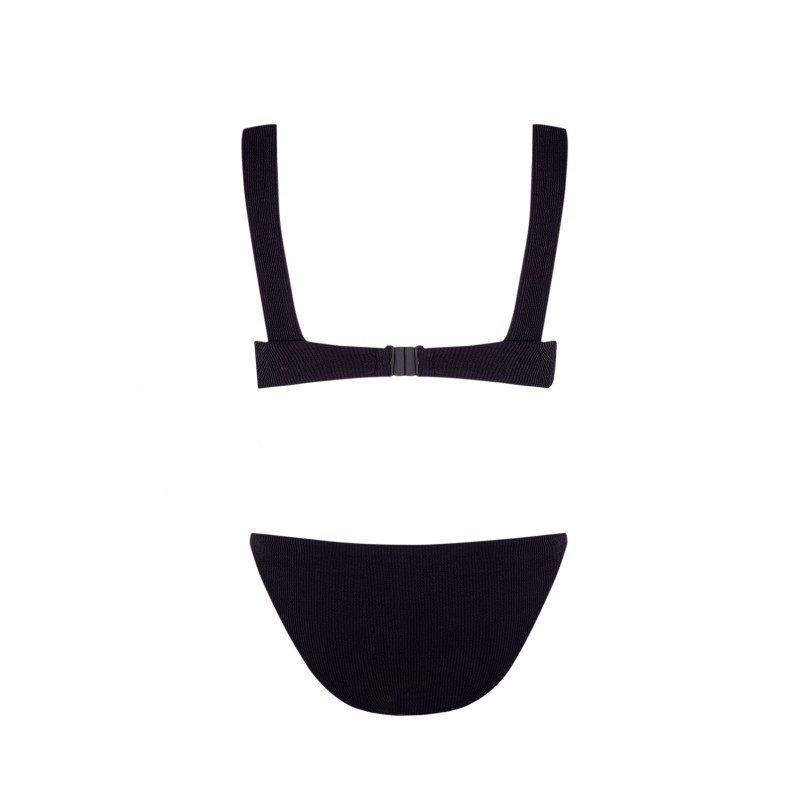 Maillot de bain 2 pièces Balconette Nero | Robin Collection
