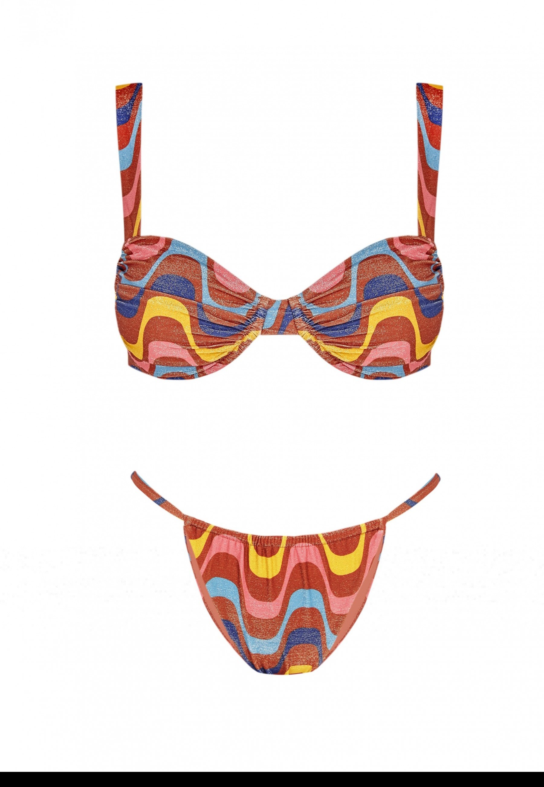 Riviera Leaf Balconette Bikini Robin Collection