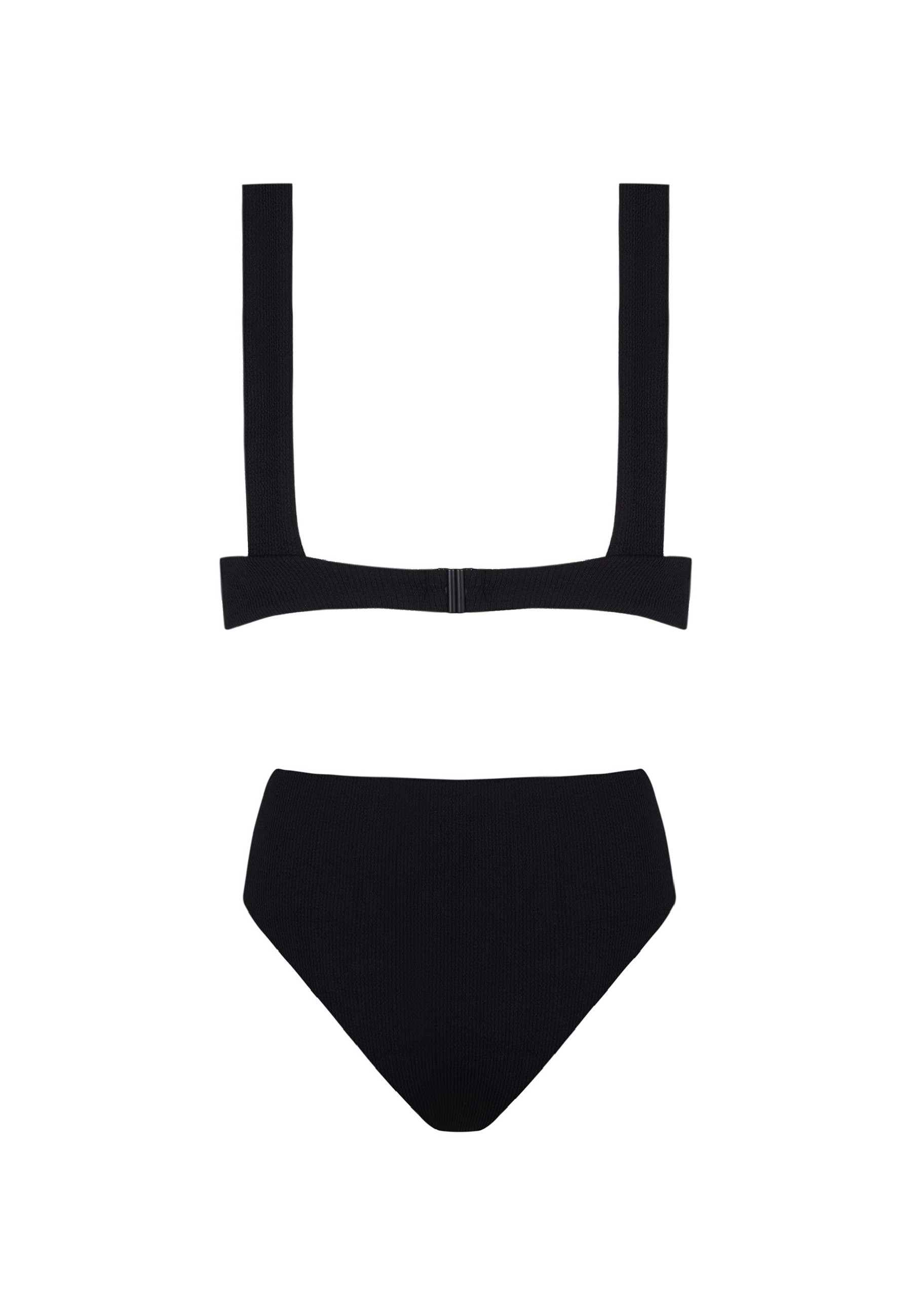 Maillot de bain 2 pièces Balconette Nero Taille Haute | Robin Collection