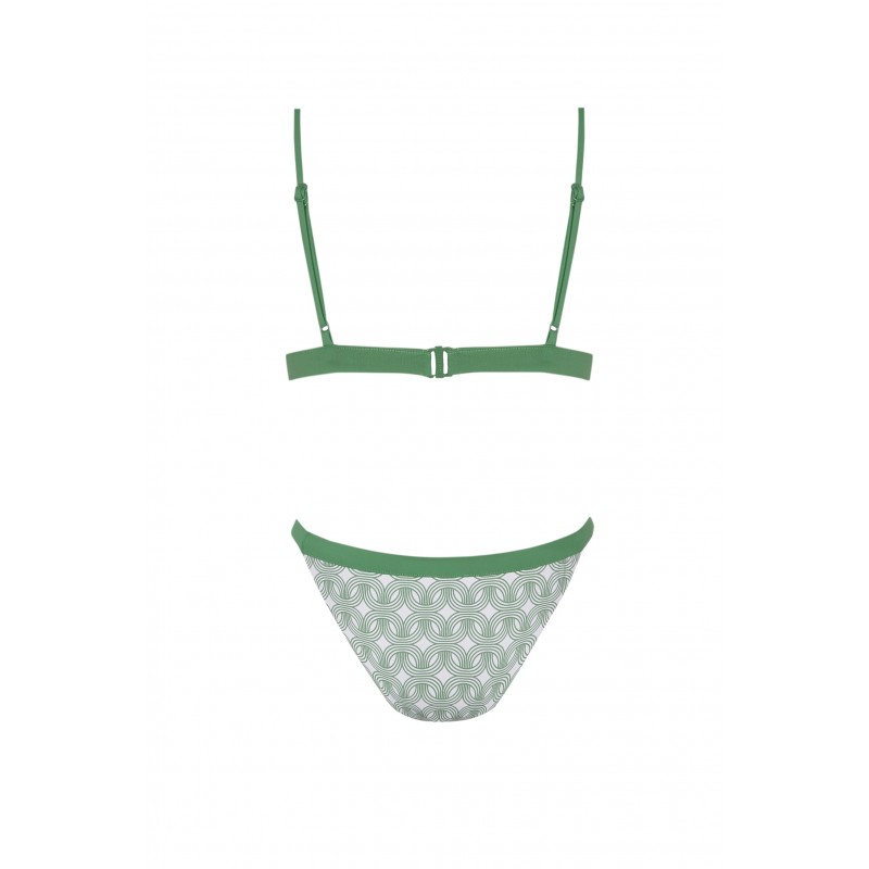 Element Sporty Bikini | Green and White | Robin Collection | Robin ...