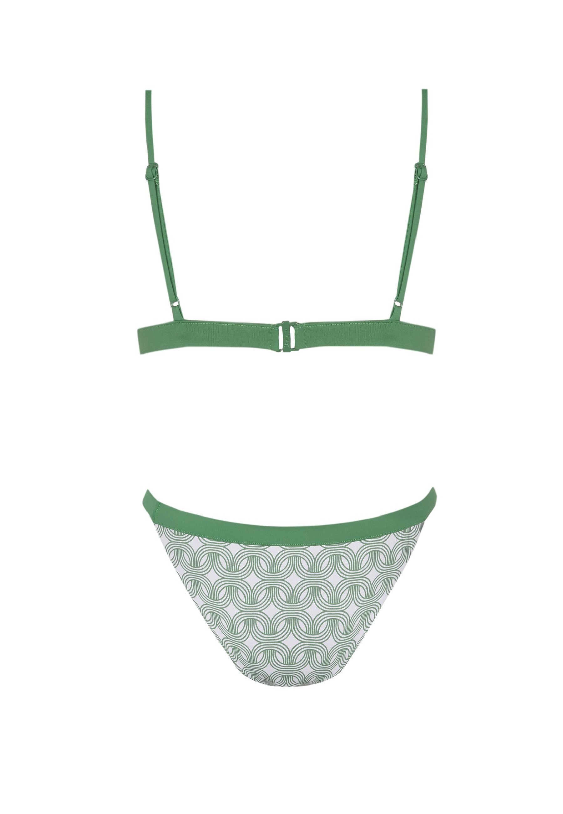 Element Sporty Bikini | Green and White | Robin Collection | Robin ...