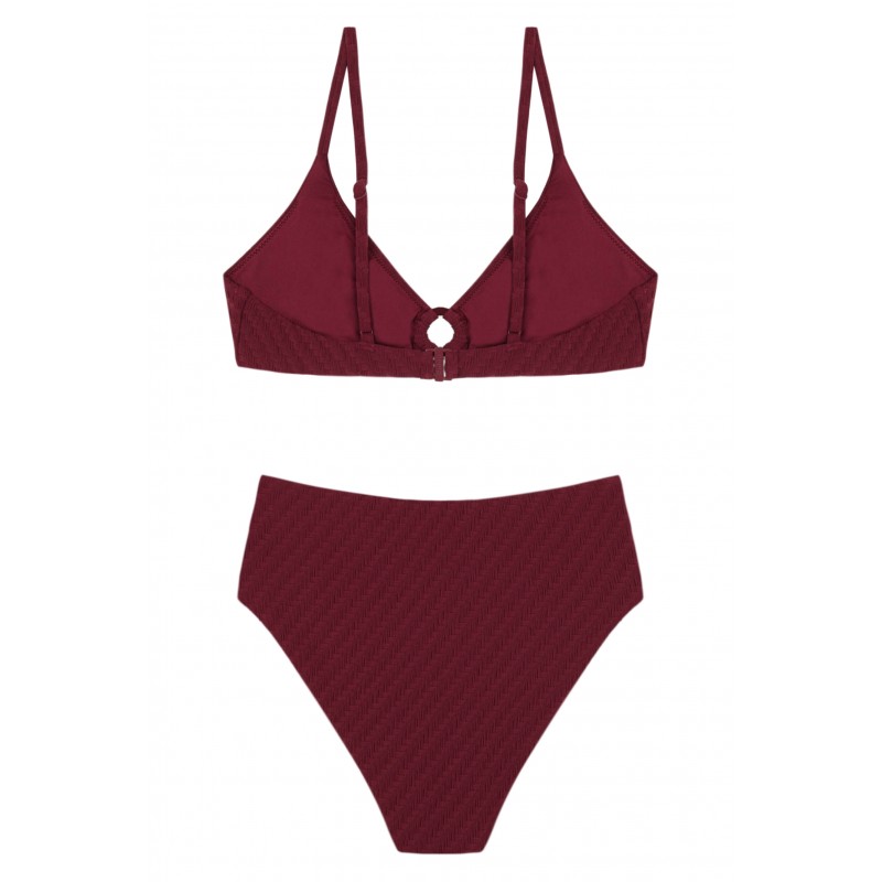 Bikini Ring Burdeos High | Granate | Robin Collection | Robin Collection
