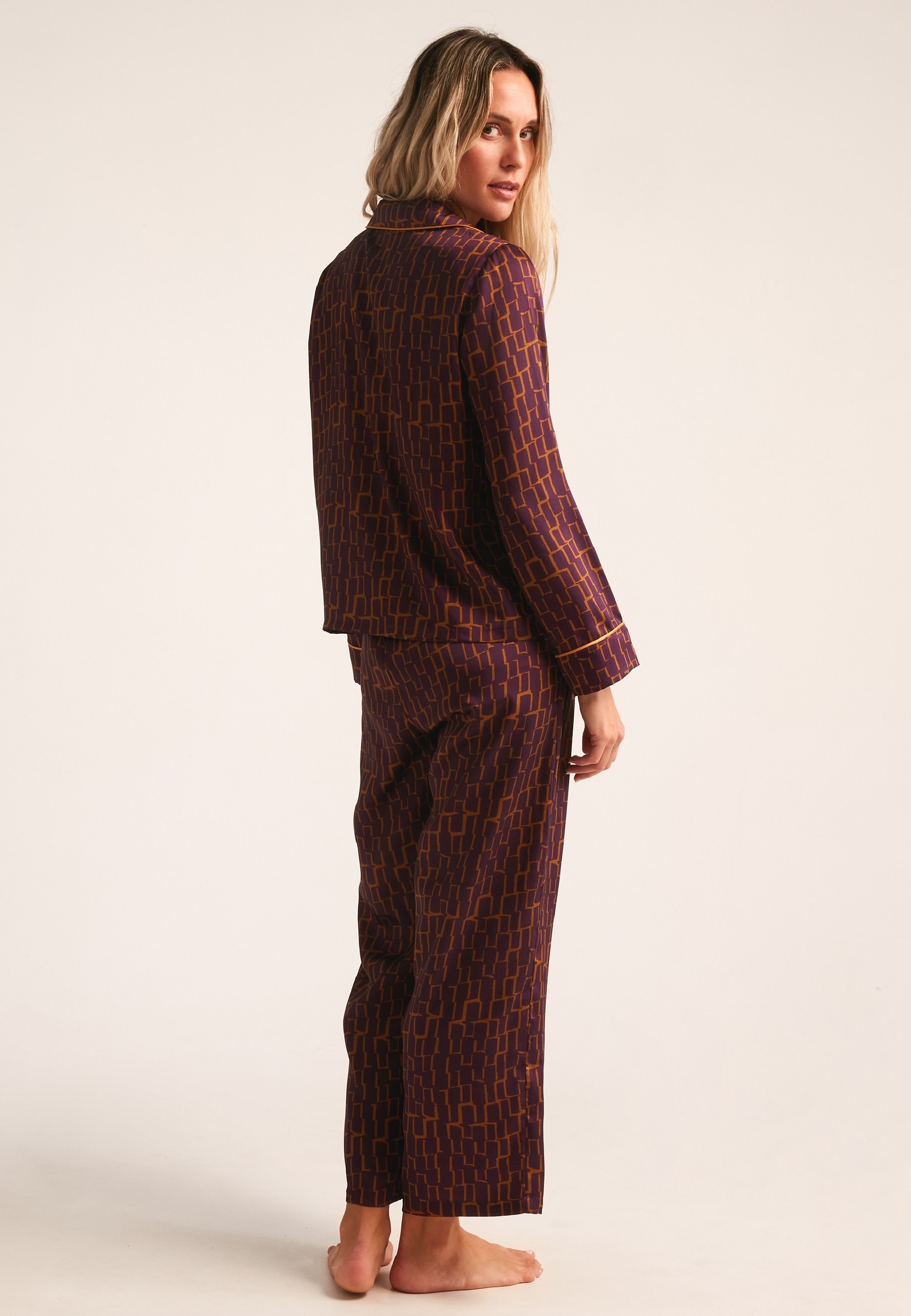 Java Violet Pyjama | Robin Collection