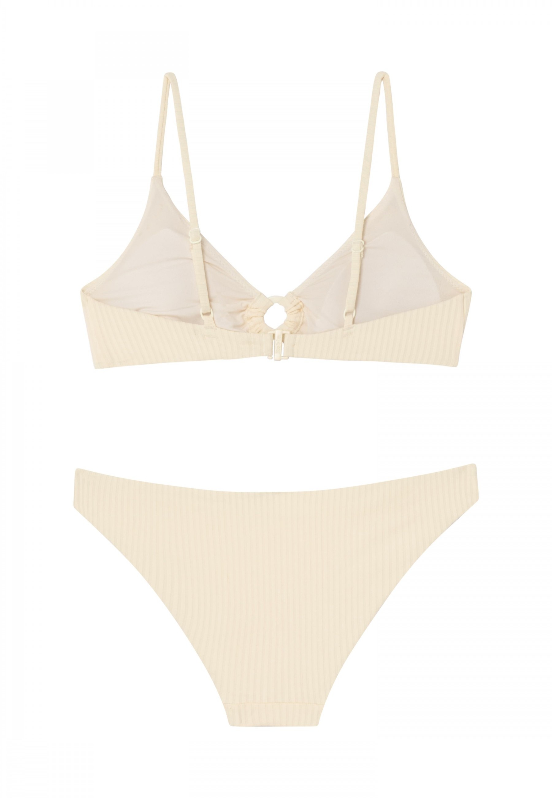 Bikini Ring Ecru | Bikini crudo de estilo minimal y braga clásica ...