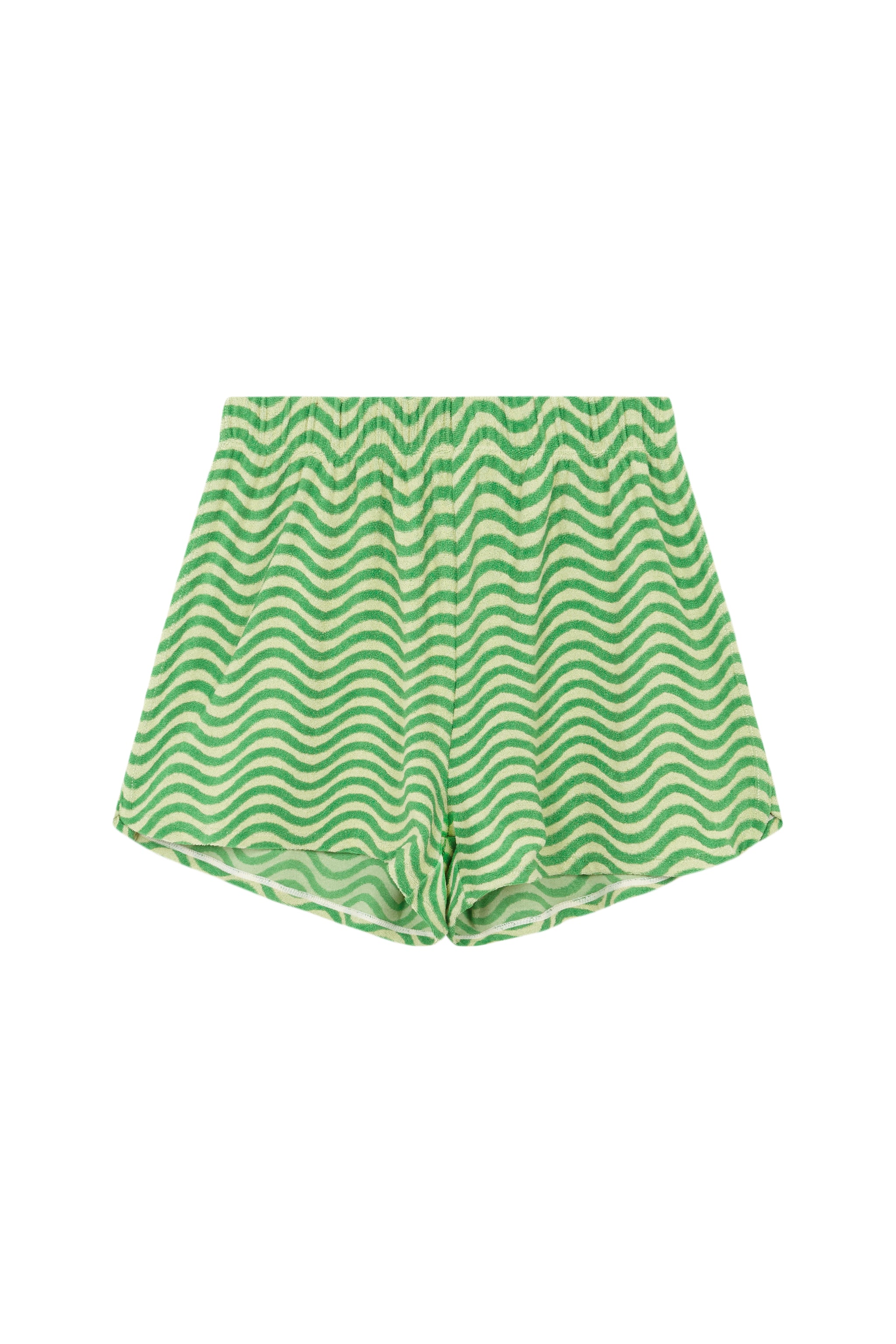 Short Samba | Vert et blanc cassé | Robin Collection